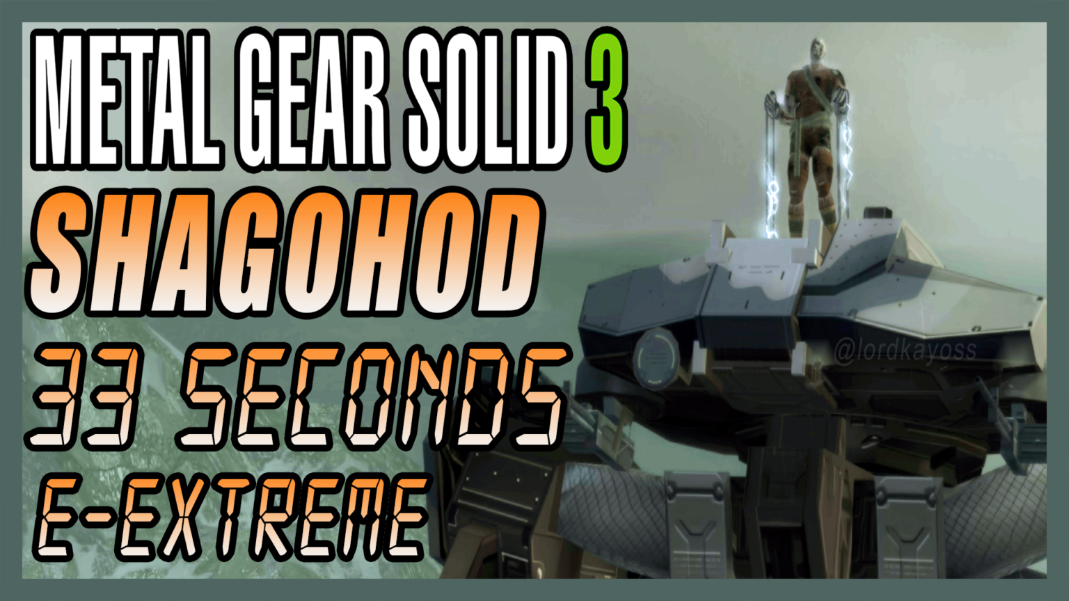 MGS3 Beating The Pain in 48 Seconds on E-Extreme [Non-Lethal] [No ...